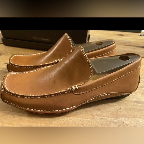 Franco Fortini | Shoes | Franco Fortini Max Mens Leather Driving Slipon ...